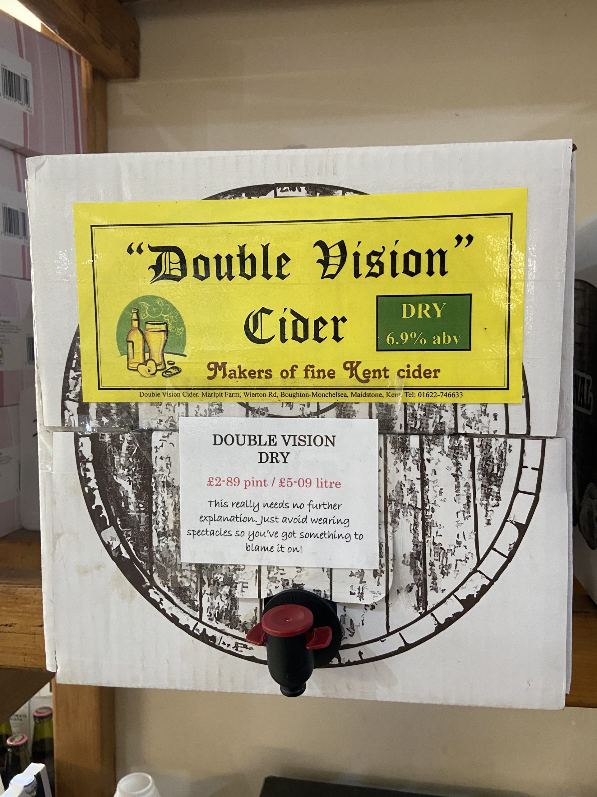 Double Vision Dry Cider - Perryhill Orchards