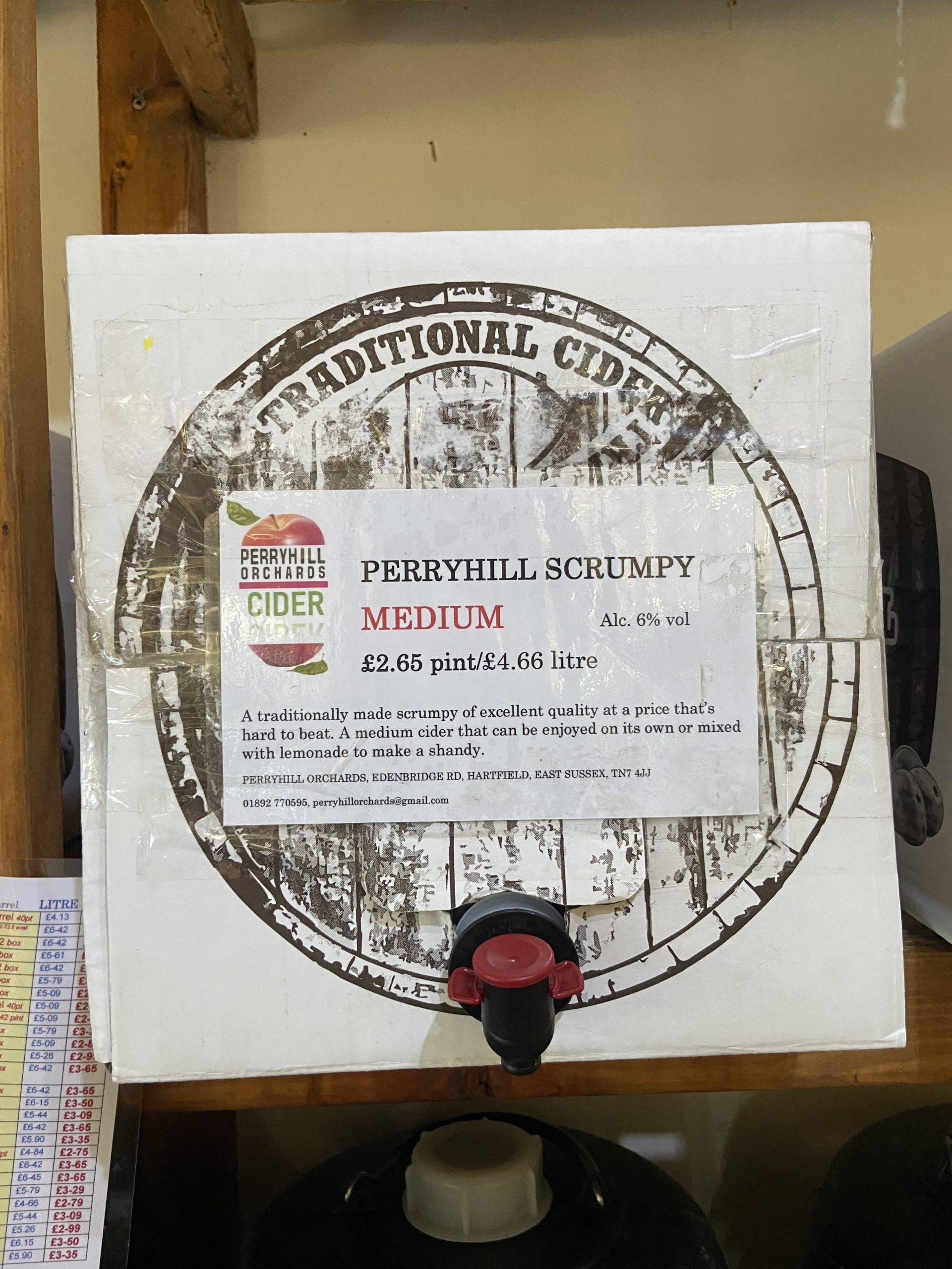 Perryhill Scrumpy Medium Cider - Perryhill Orchards
